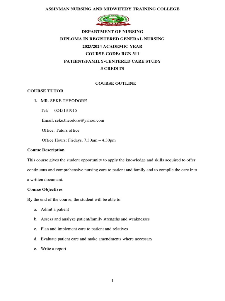 Patient/Family-Centered Care Study | PDF | Nursing | Patient