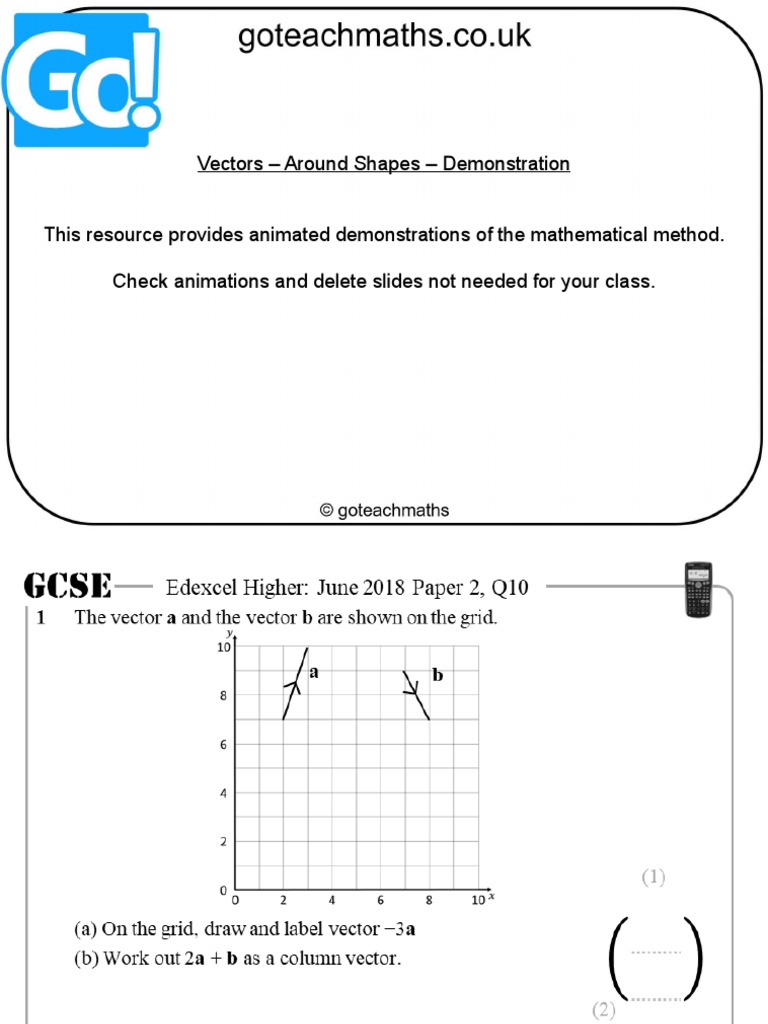Vectors Around Shapes Demonstration | PDF | Geometric Shapes | Geometry