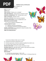 Proiect Didactic - Familia Mea, Gradinita | PDF