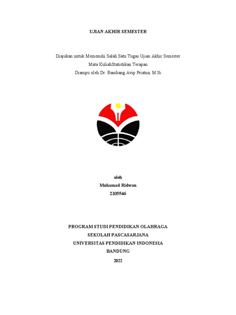 Jawaban Uas Stater 2 Muhamad Ridwan Por-Pjor | PDF