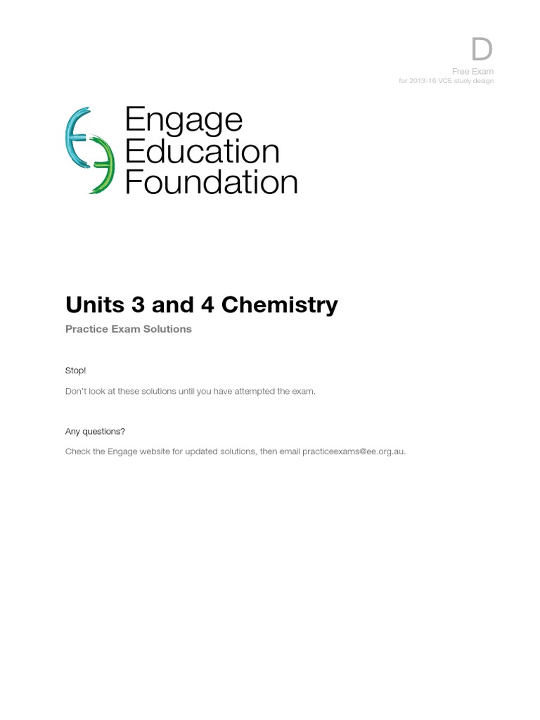 Exam Solutions | PDF | Elution | Chromatography