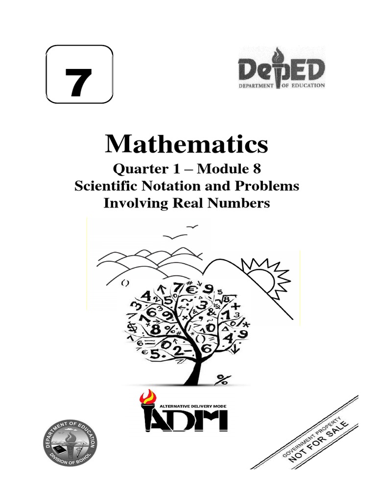 Math7 Q1 SLM WK8 | PDF | Numbers | Exponentiation Math7 Q1 SLM WK8 | PDF | Numbers | Exponentiation