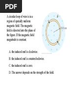 Chapter 10 Magnetism Multiple Choice1 | PDF | Magnetic Field | Force
