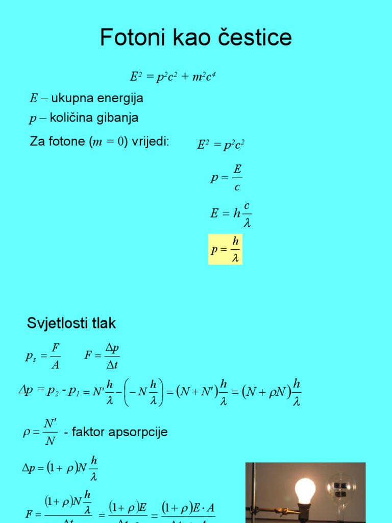 05 Fotoni Kao Cestice | PDF