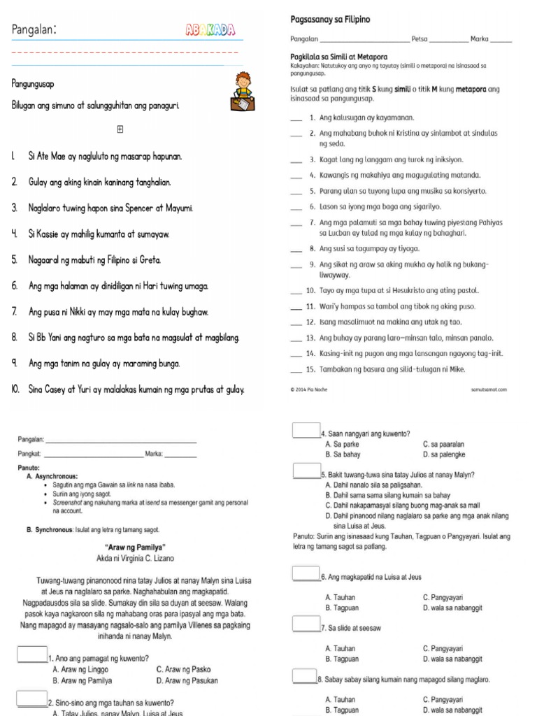 Grade 3 2nd Quarter Exam Part 2 | PDF