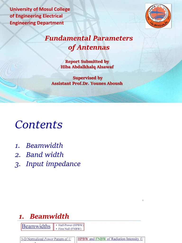 Beamwidth | PDF | Antenna (Radio) | Bandwidth (Signal Processing)