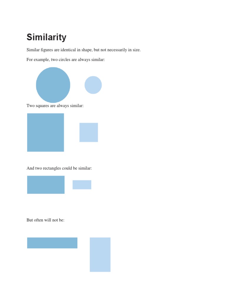 Similarity - Geometry | PDF | Area | Rectangle