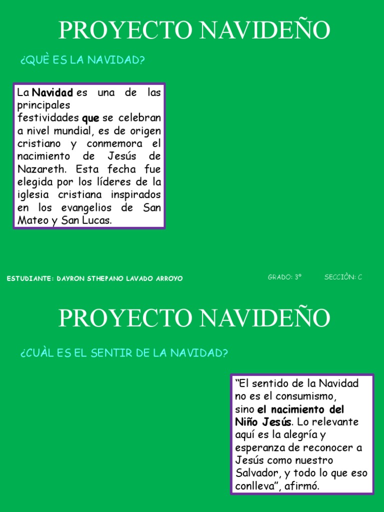 Proyecto Navideño 1 | PDF | Navidad | Jesús