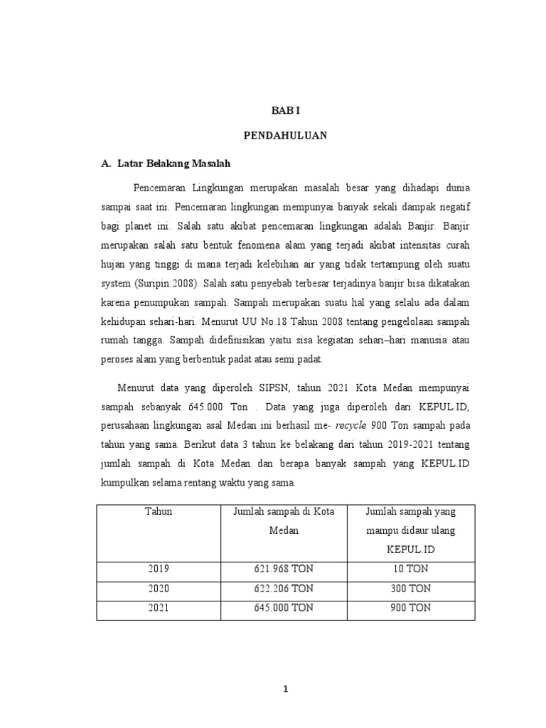 Proposal Rafi Hagi | PDF
