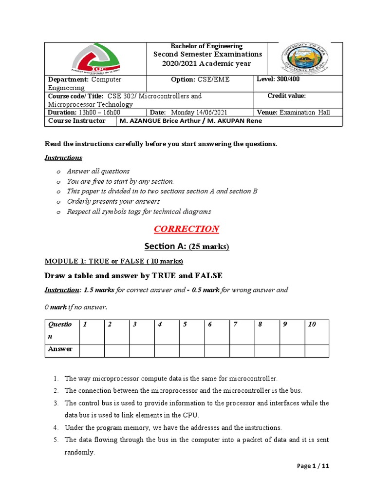 Microprocessor Microcontroller EXAM 2021 MG | Download Free PDF ... Microprocessor Microcontroller EXAM 2021 MG | Download Free PDF ...