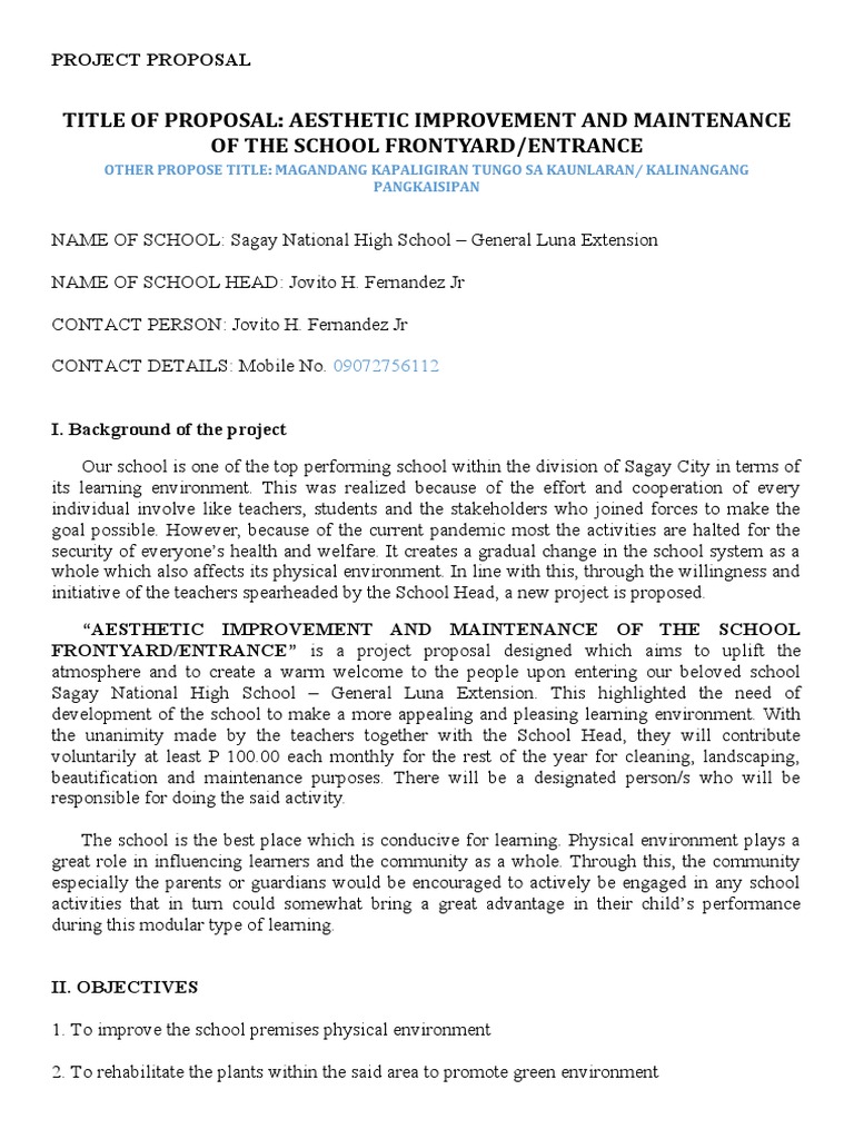 Gen Luna Project Proposal | PDF | Cognition | Learning