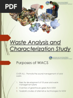 WACS-Guidelines Final | PDF | Waste Management | Sampling (Statistics)