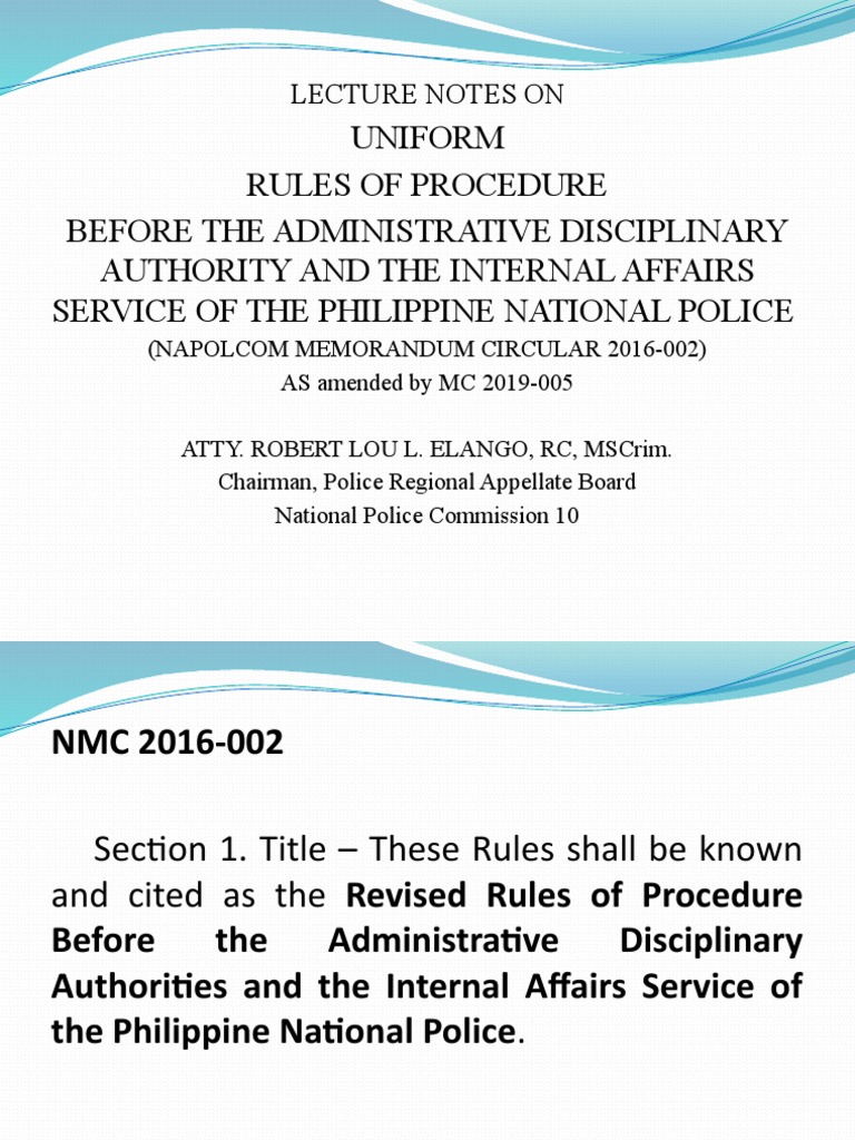 Lecture Notes On MC 2016-002 | PDF | Complaint | Affidavit