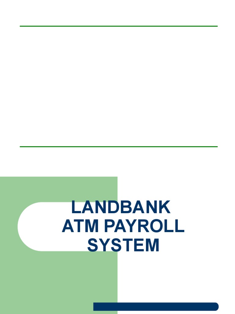 Deped Atm Presentation | PDF | Automated Teller Machine | Personal Identification Number