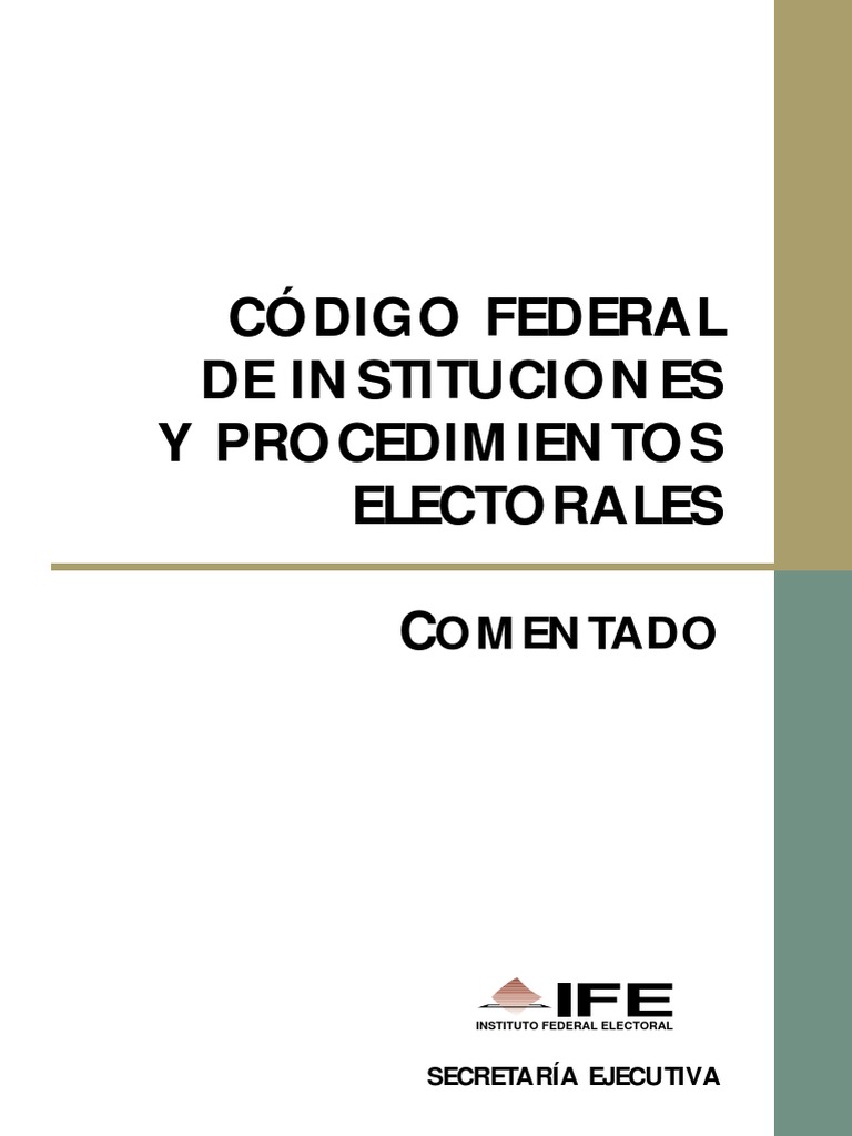 Cofipe Comentado | PDF | México | Caso de ley