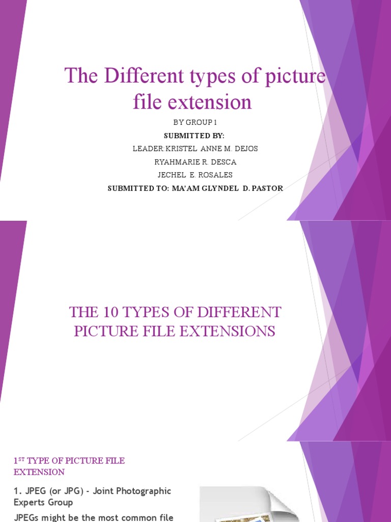 The 10 Most Common Picture File Formats | PDF | Adobe In Design | Adobe ...