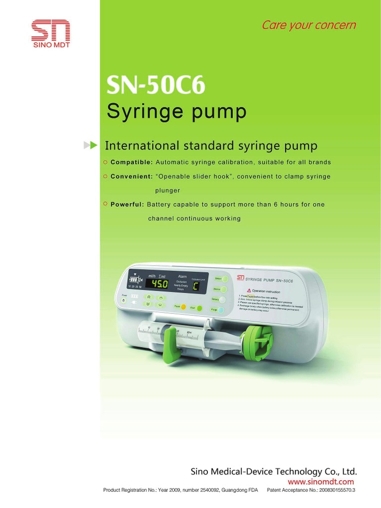Sino MDT Sn-50c6 | PDF