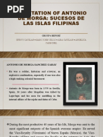 Rizal's Annotation of Morga's Work Sucesos de Las Islas Filipinas | PDF ...