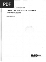 IMO Model Course 2.07 - Engine-Room Simulator, 2002 Edition | PDF