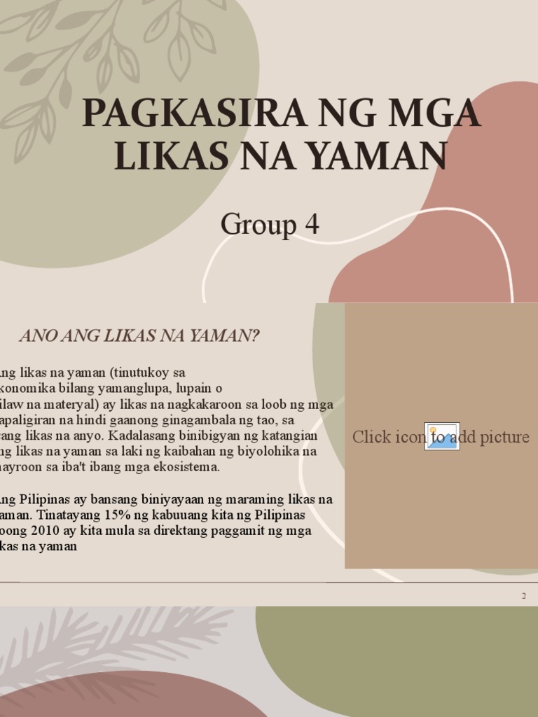 Pagkasira NG Mga Likas Na Yaman | PDF