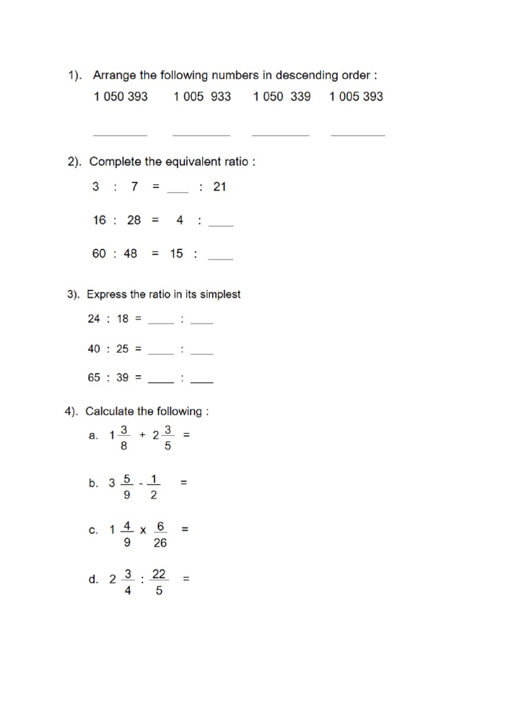 Math Final Test Sem 1 | PDF