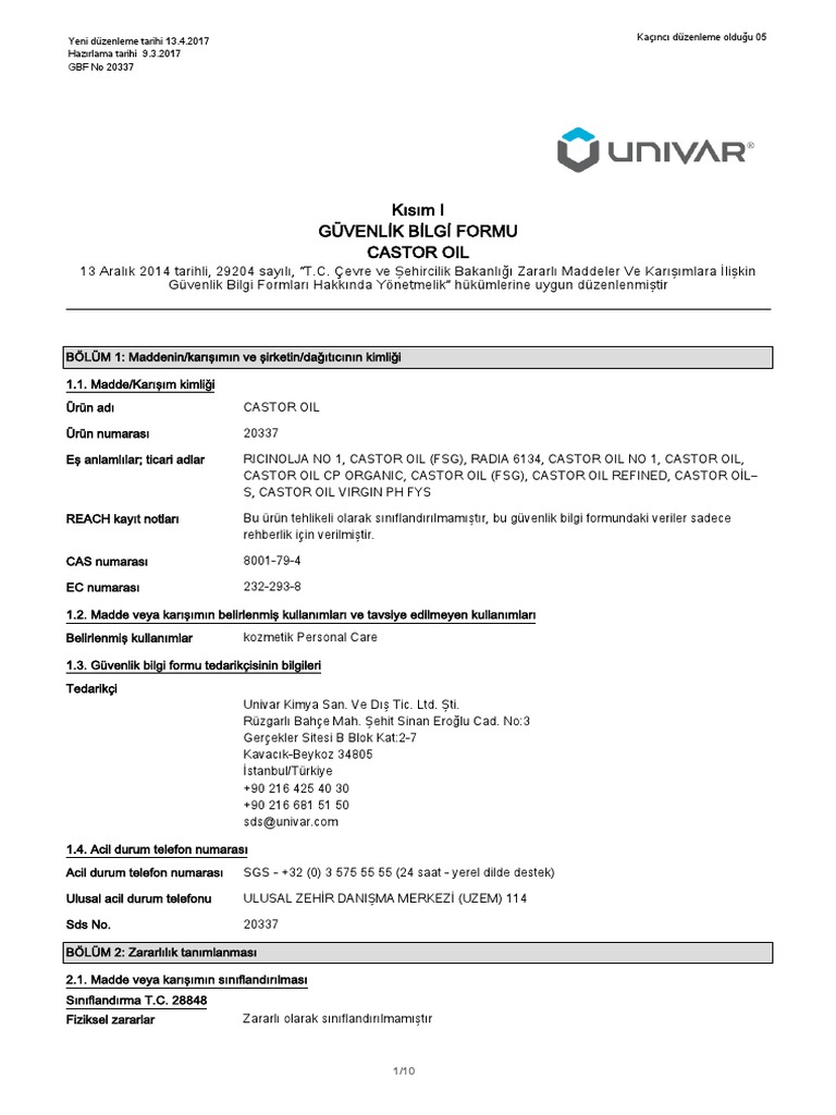 Hh1-Uni̇var-Hi̇nt Yaği | PDF