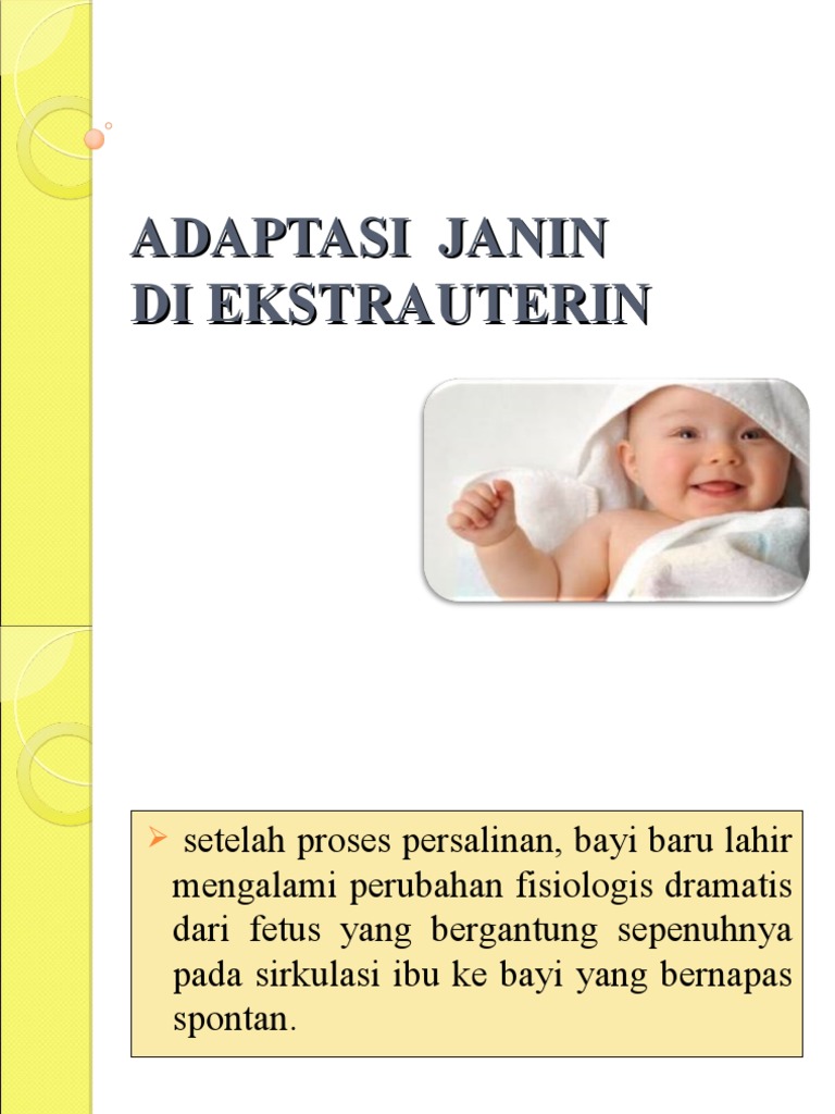 Adaptasi Janin Ekstrauterin | PDF