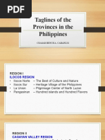 Taglines/Slogan of Philippine Provinces | PDF | Philippines | Luzon