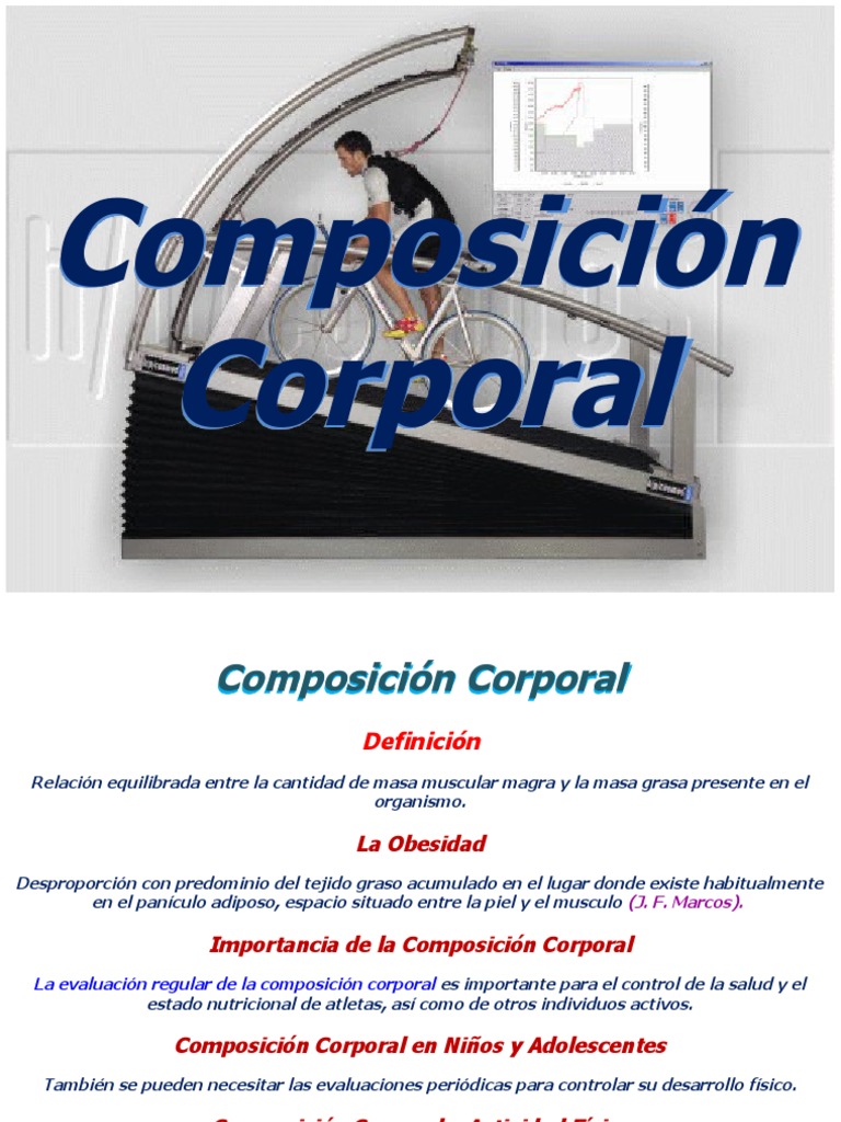 Composicion Corporal | PDF | Tejido adiposo | Obesidad