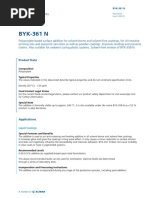 BYK-333 Technical Data Sheet | PDF | Silicone | Wetting
