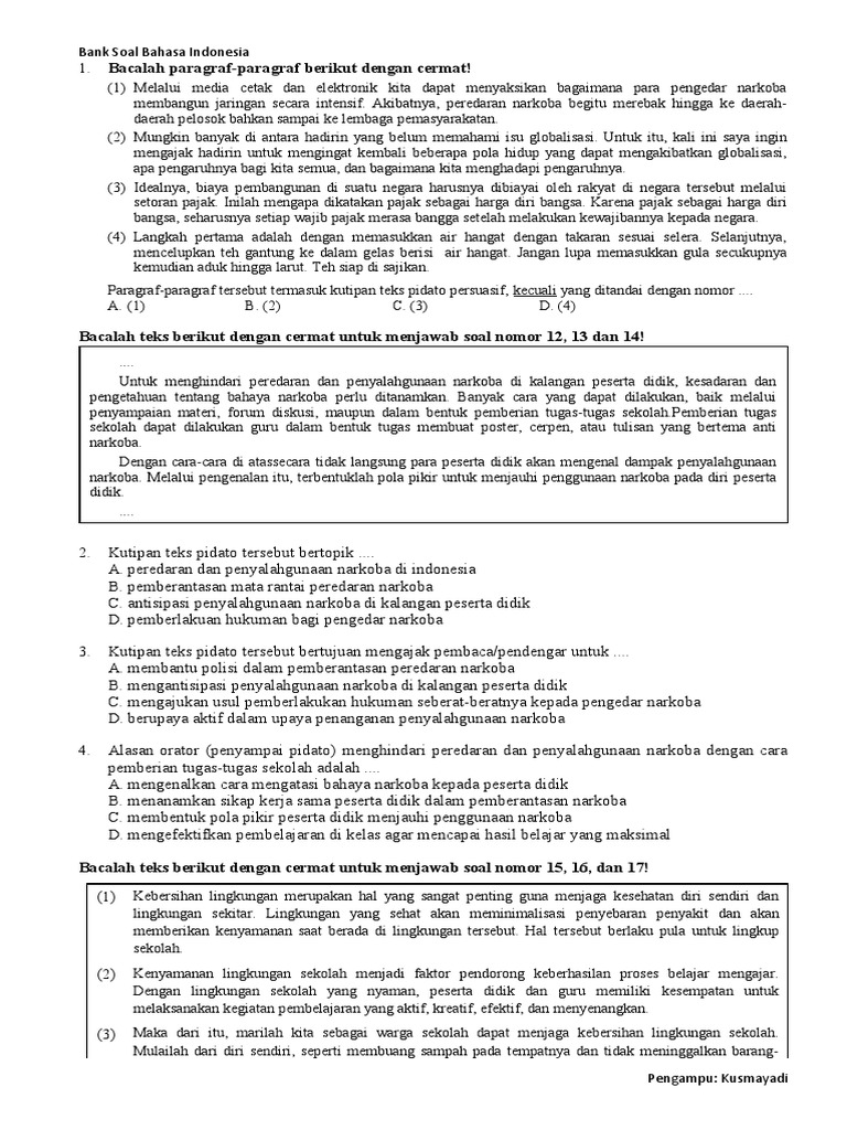 Ke Siswa | PDF | Seni & Disiplin Bahasa