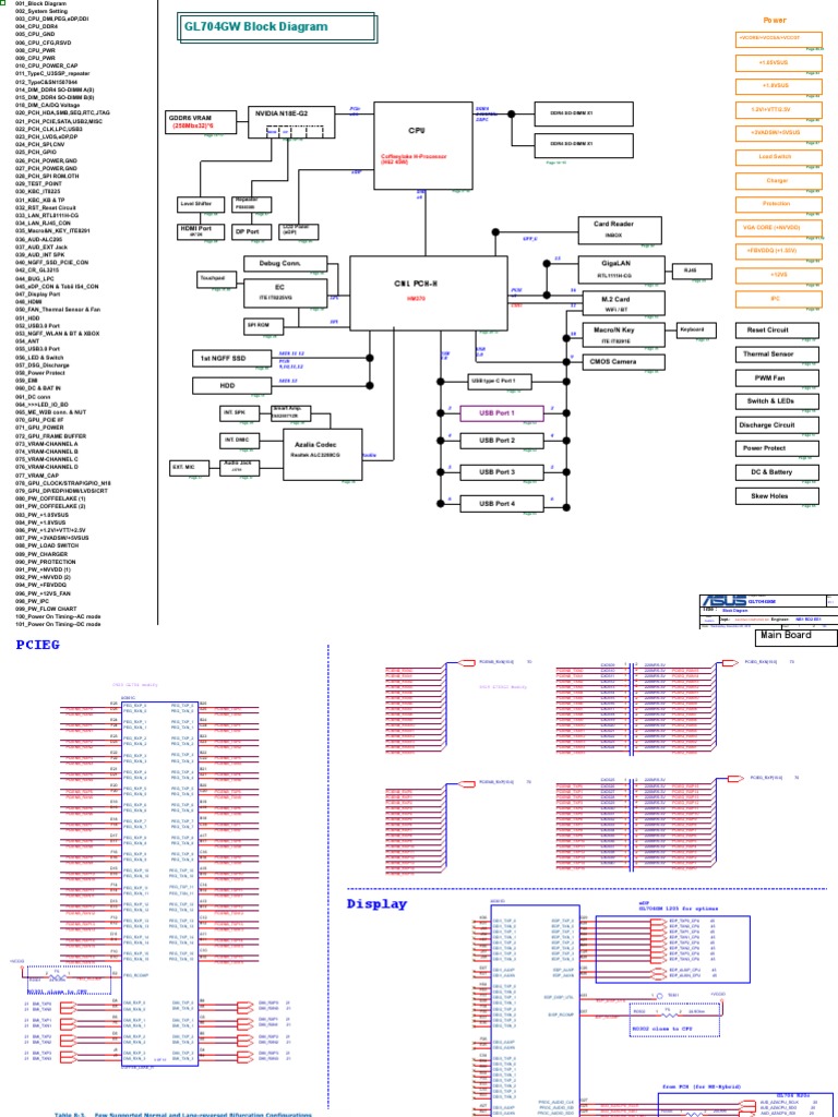 Asus Rog Gl704gw Rev2.3 | PDF | Electrical Engineering | Physical Layer ...