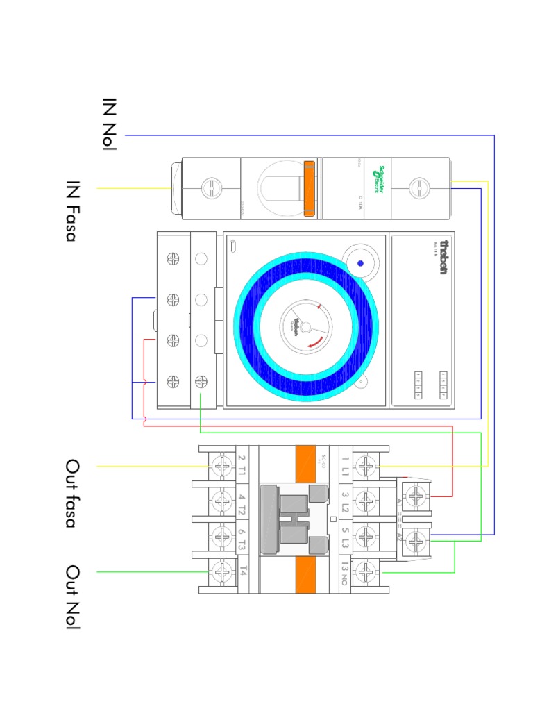 Wiring Timer + Contactor | PDF