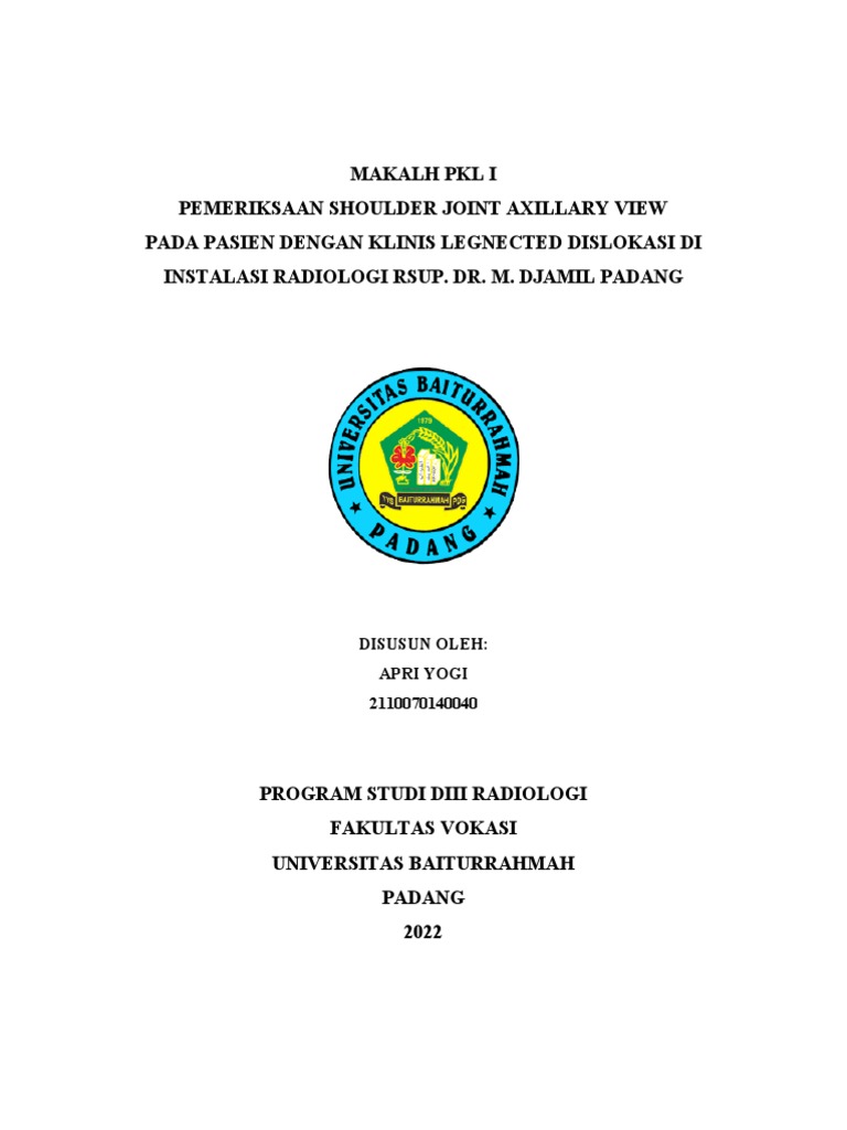 Teknik Pemeriksaan Shoulder Joint Axillary | PDF | Komputer