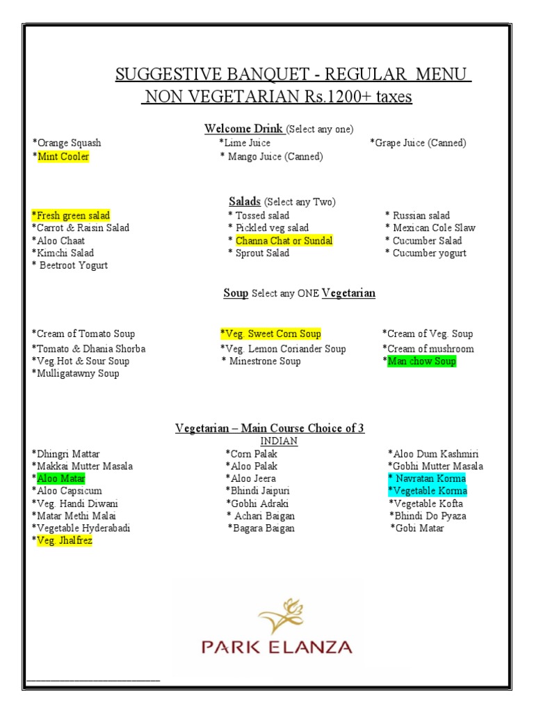 Non-Veg Regular Menu 1 | PDF | Curry | Indian Cuisine