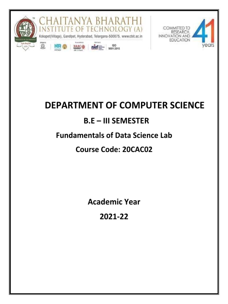 FDS Record | Download Free PDF | Array Data Type | Python (Programming Language)