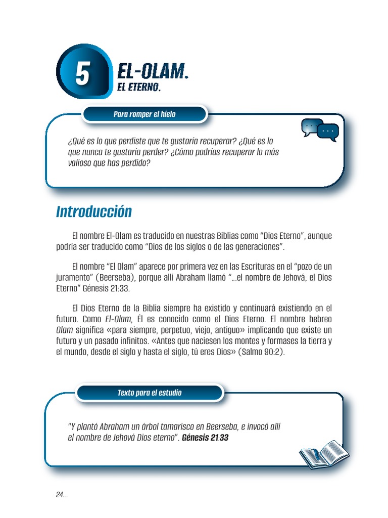 5 El-Olam | PDF | Dios