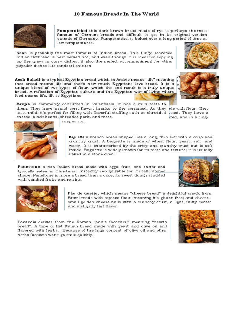 Global Bread Lovers' Guide | PDF | Breads | Staple Foods