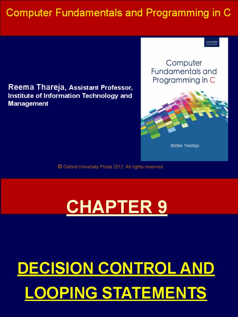 Ch-9-Decision Control Looping Statements | PDF Ch-9-Decision Control Looping Statements | PDF