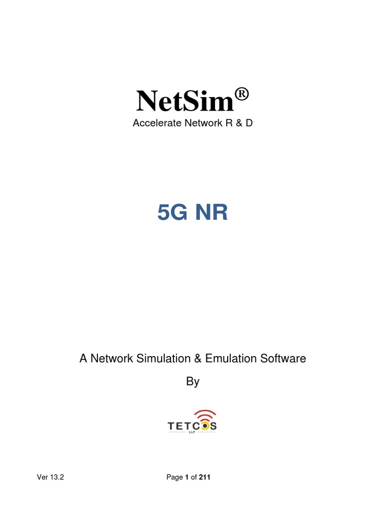 Netsim: Accelerate Network R & D | PDF | Duplex (Telecommunications ...