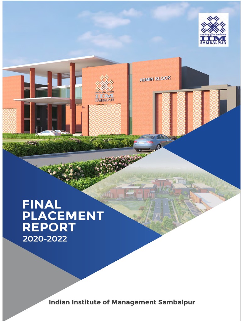 IIM Sambalpur Final Placement Report 2020-22 | PDF | Economies | Business