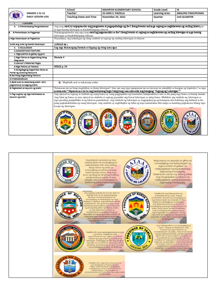 Apan D1 Week 4 Q2 | PDF