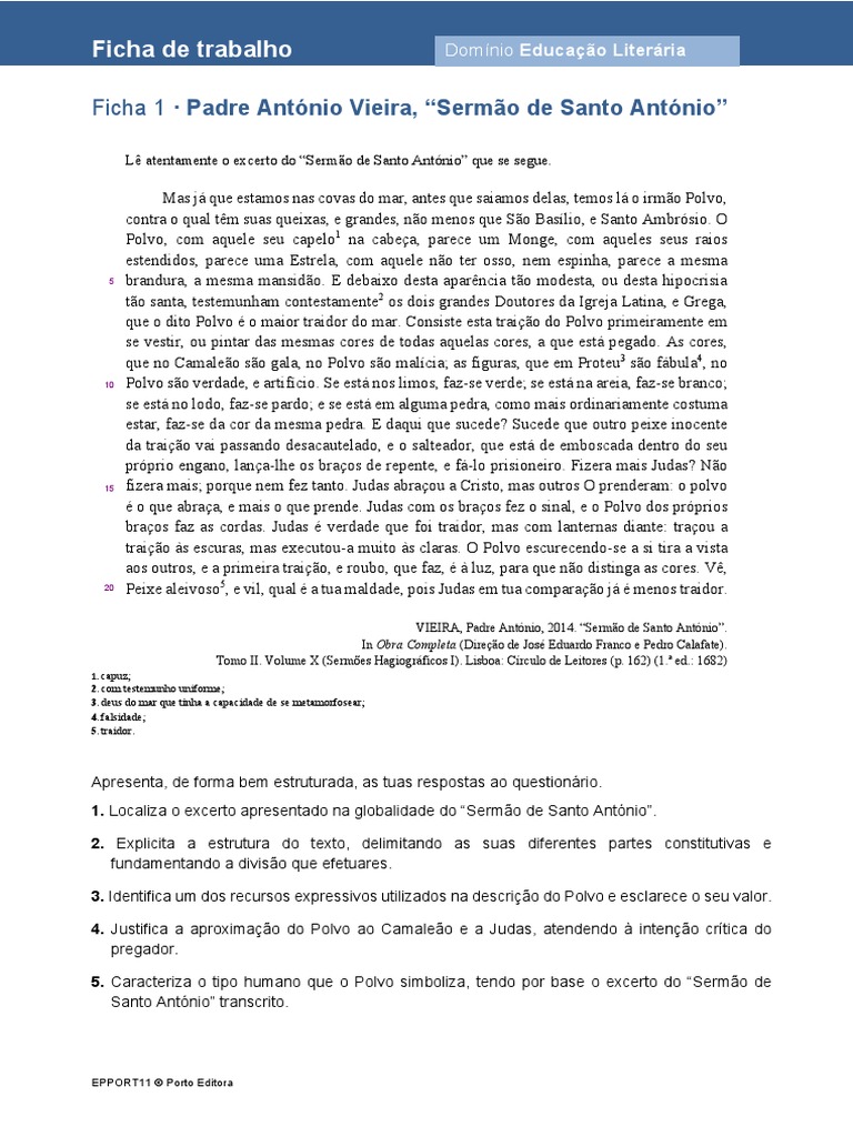 Padrea Antonio Vieira | PDF