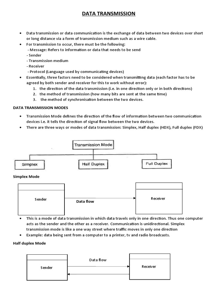 DATA TRANSMISSION Notes | PDF | Transmission Medium | Coaxial Cable