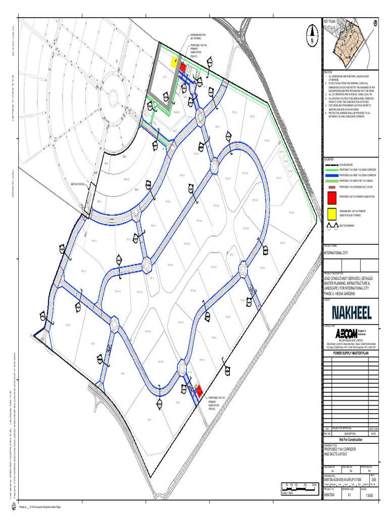 Prop. 11kV Corridor & Ducts Layout | PDF | Civil Law (Common Law ...