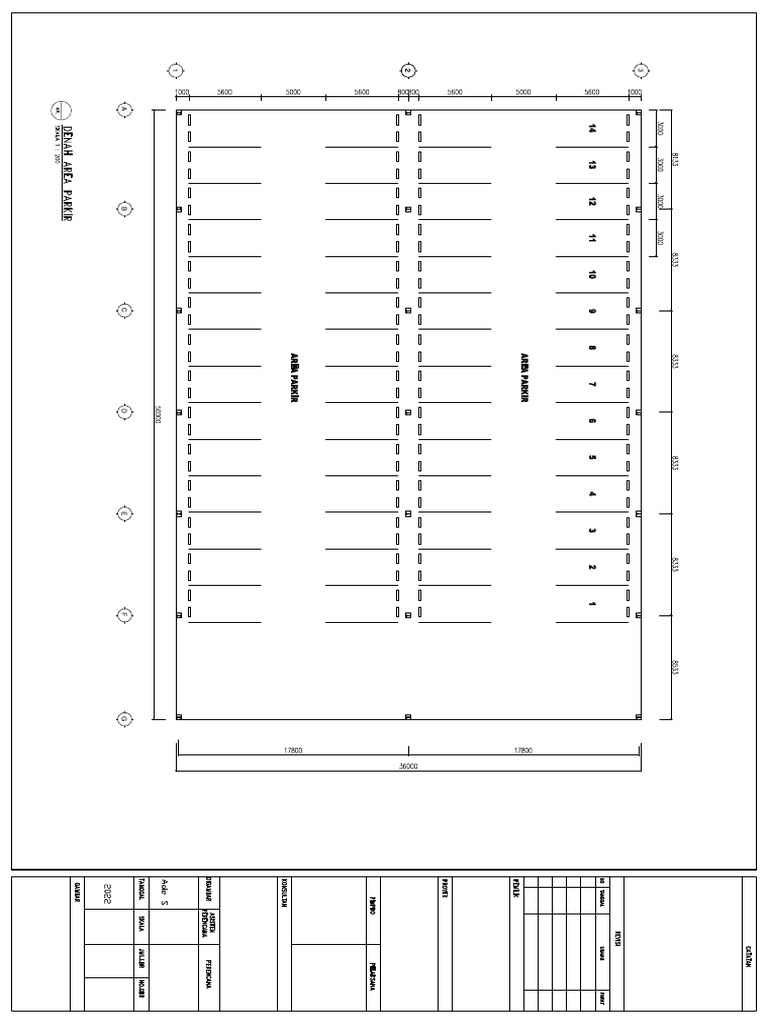 6 Denah T Parkir | PDF