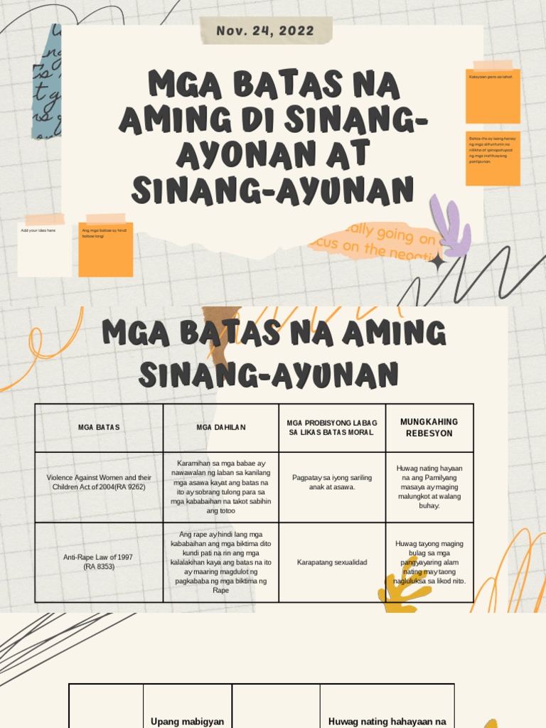 Esp Presentation Group 3 | PDF