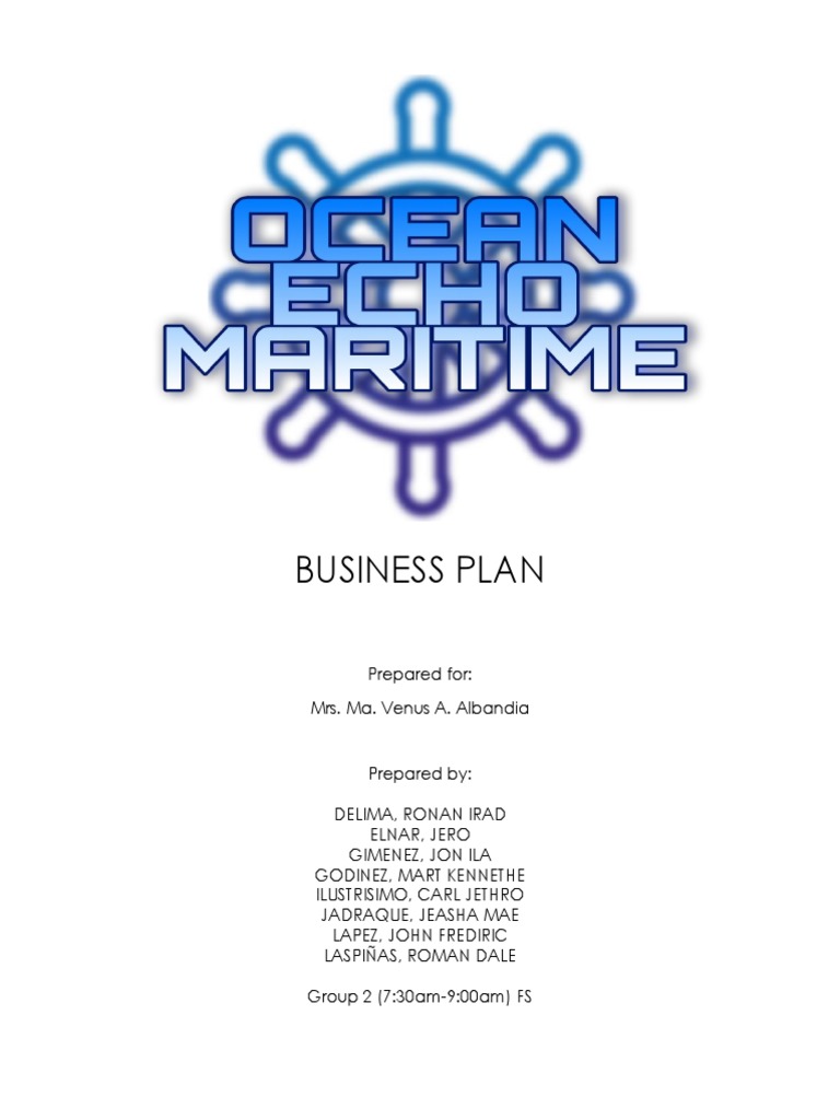 Sample Business Plan 2 | PDF | Ships | Sailor