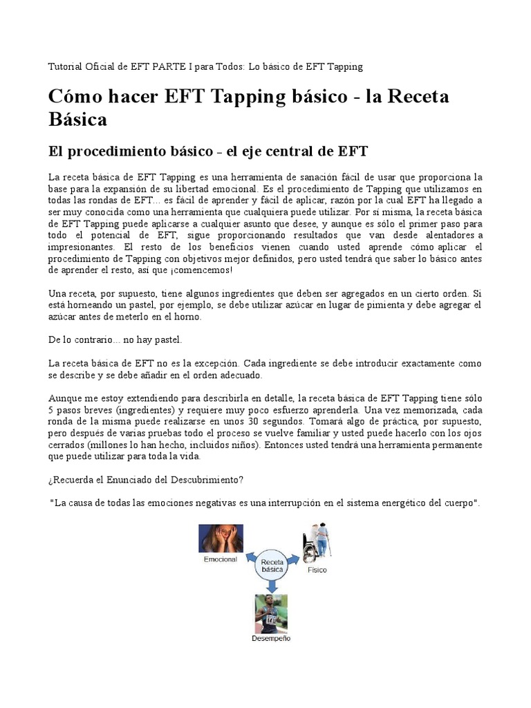 Receta Básica EFT | PDF | Las emociones | Mano