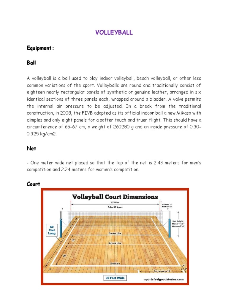 VOLLEYBALL | PDF | Volleyball | Sports